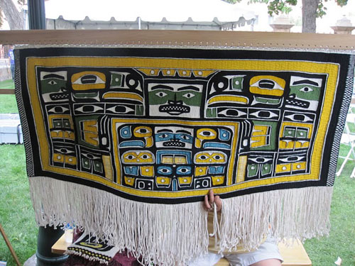 “Jennie Weaves An Apprentice” Chilkat Robe Finally Finished | Clarissa ...
