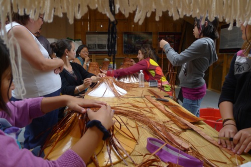 Cedar Bark Weaving During Teslin’s Celebration 2011 | Clarissa Rizal Blog