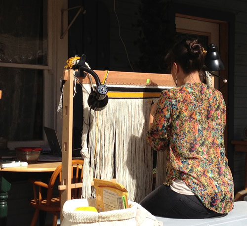 Chilkat Weaving Sunshine | Clarissa Rizal Blog