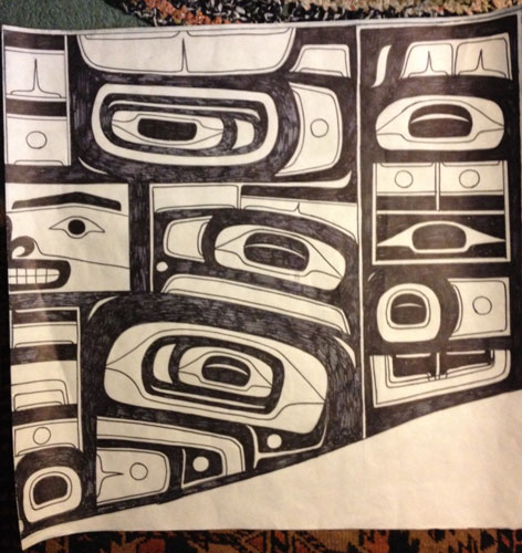 Drafting Chilkat Robe Patterns | Clarissa Rizal Blog