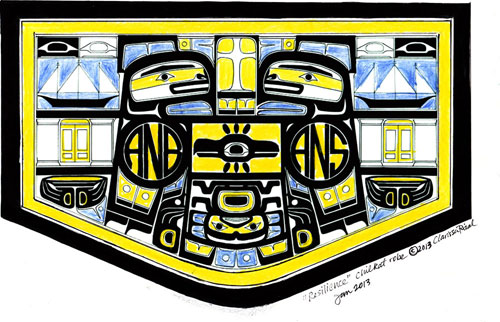 “Resilience” Chilkat Robe | Clarissa Rizal Blog
