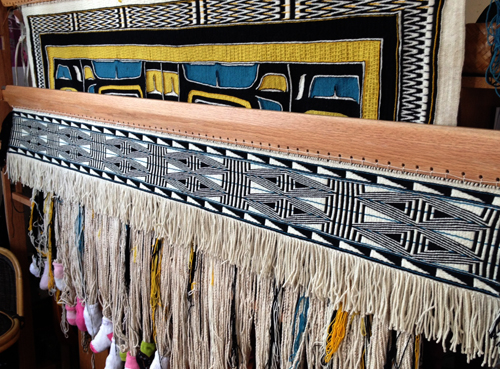 Ravenstail Border for a Button Blanket Robe | Clarissa Rizal Blog