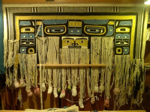 “Diving Whale Lovebirds” Chilkat Robe | Clarissa Rizal Blog