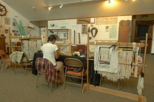Chilkat Weaving Tour Part 4: Sheldon Museum, Haines, AK | Clarissa ...