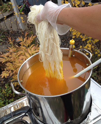 The Annual Fall-time Dyeing Process | Clarissa Rizal Blog